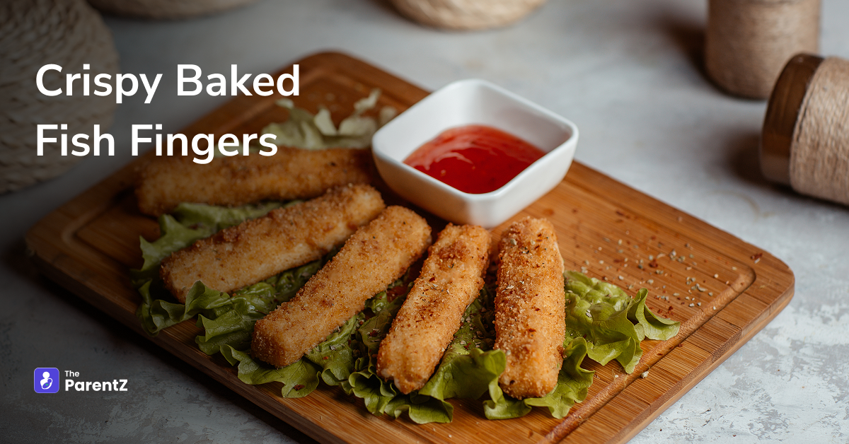 Crispy Baked Fish Fingers Recipe | Quick & Healthy for Kids | The ParentZ