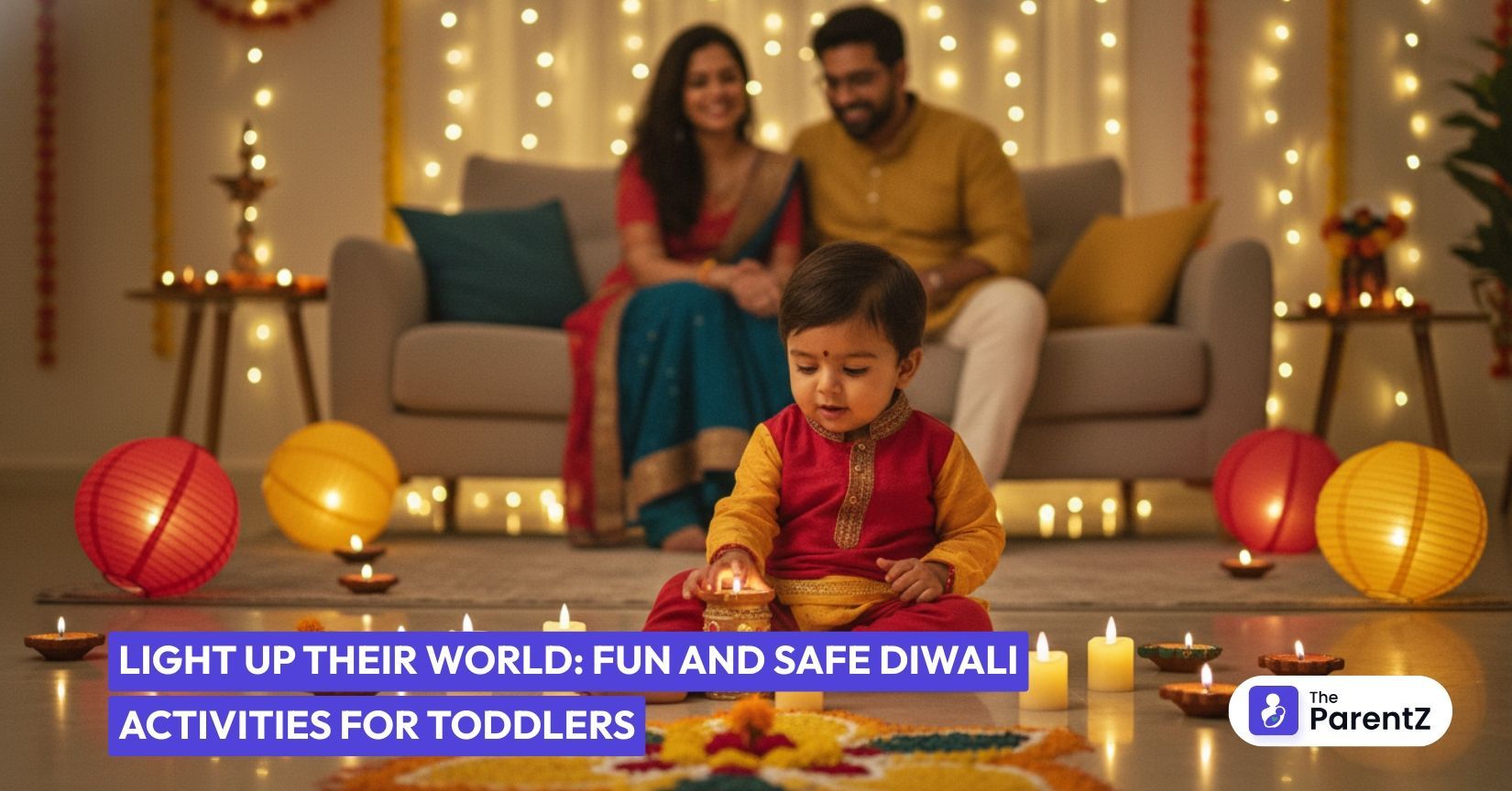 Light Up Their World: Fun and Safe Diwali Activities for Toddlers
