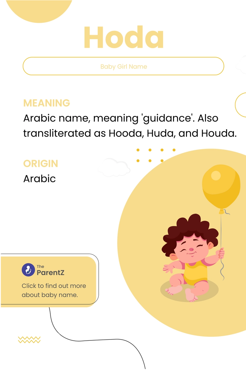 Hoda Name Meaning, Origin, Numerology & More | The ParentZ