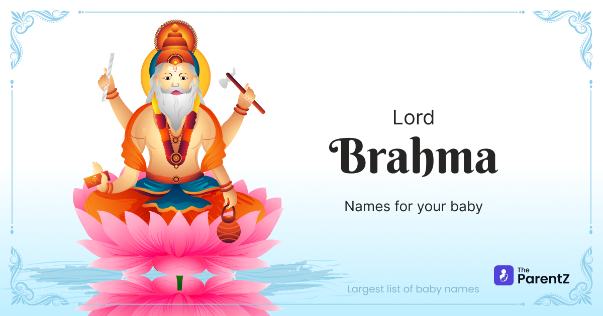 26 Names Inspired by Hindu Lord Brahma for your baby with meanings ...