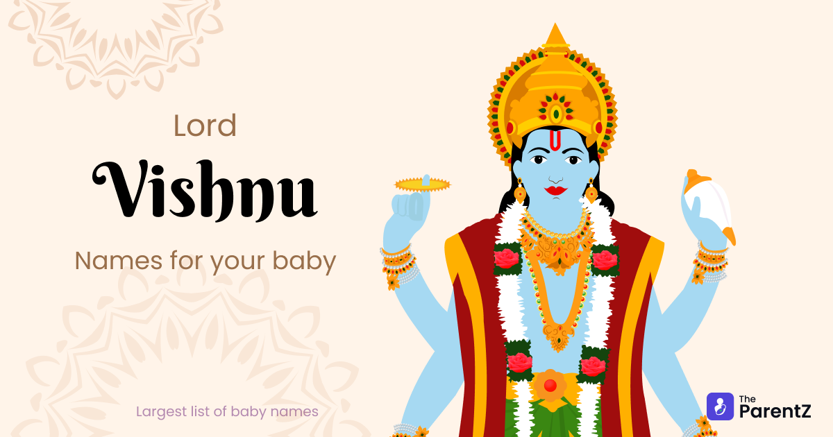 312 Names Inspired by Hindu Lord Vishnu for your baby with meanings ...